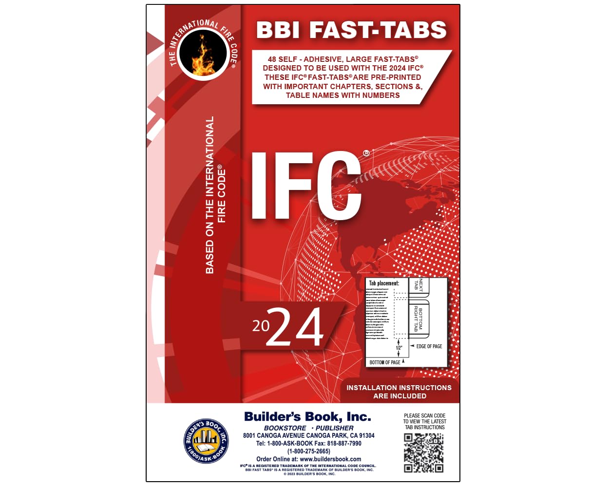 2024 International Fire Code (IFC) Fast Tabs: Builder's Book, Inc.: 9781622704064: Amazon.com: Books