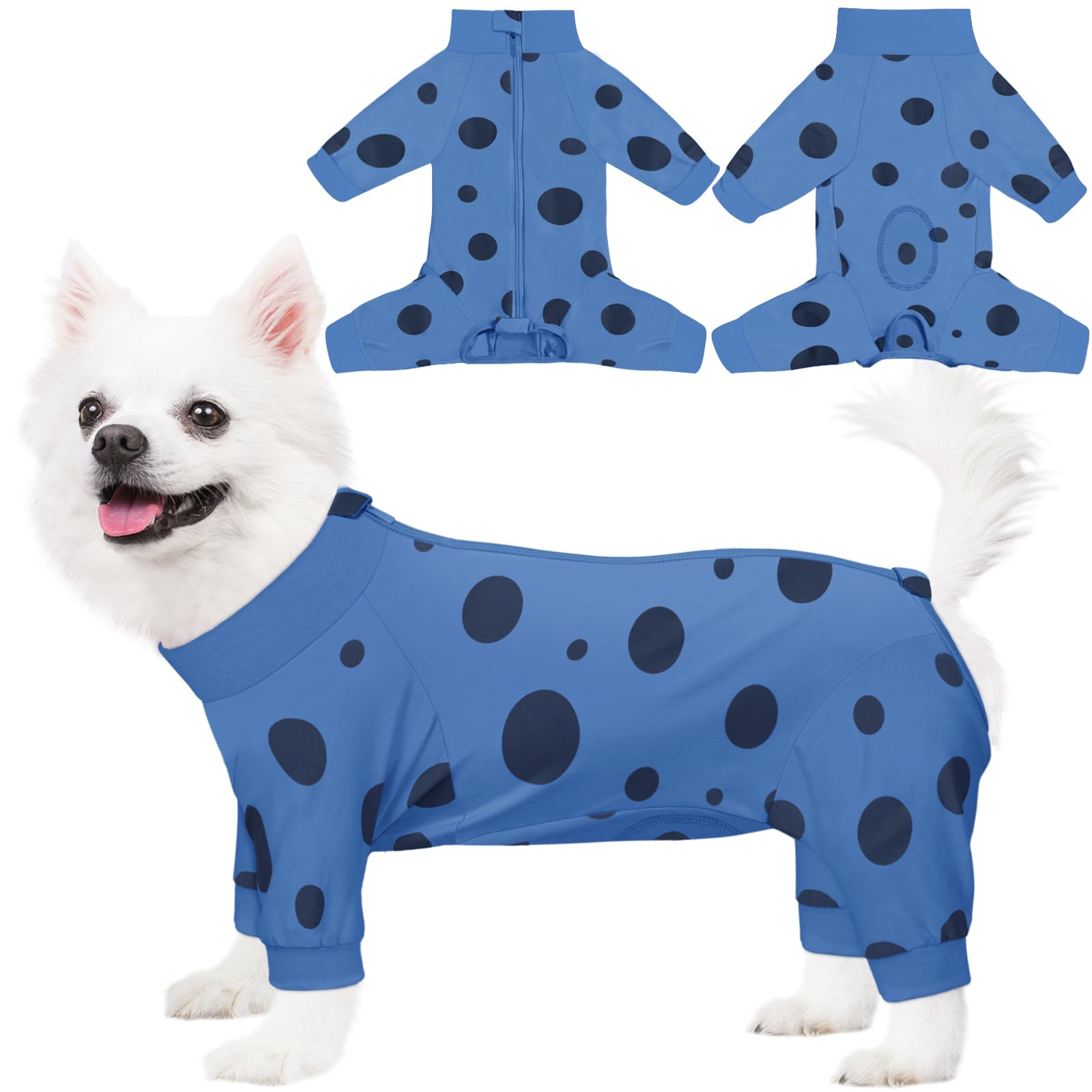 Amazon.com: Comwish Dog Surgery Suit Long Sleeve, Dog Recovery Suit ...