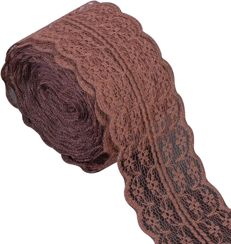 Amazon.com: 5 Yards/lot Stretch Floral Embroidered Lace Fabric Trims ...
