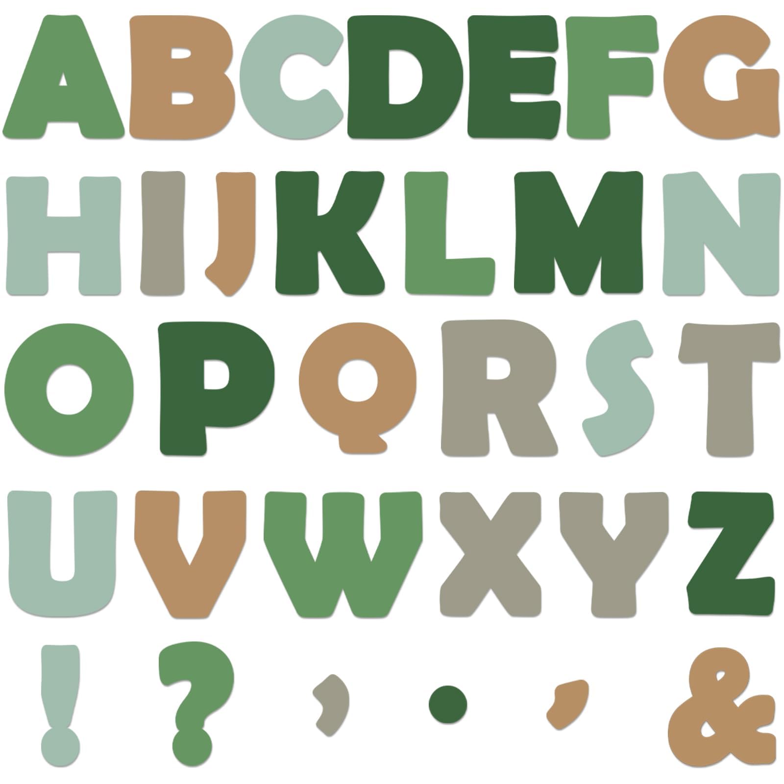 Snapklik.com : 150 PCS Large 7" Bulletin Board Letters Set, Sage Green ...