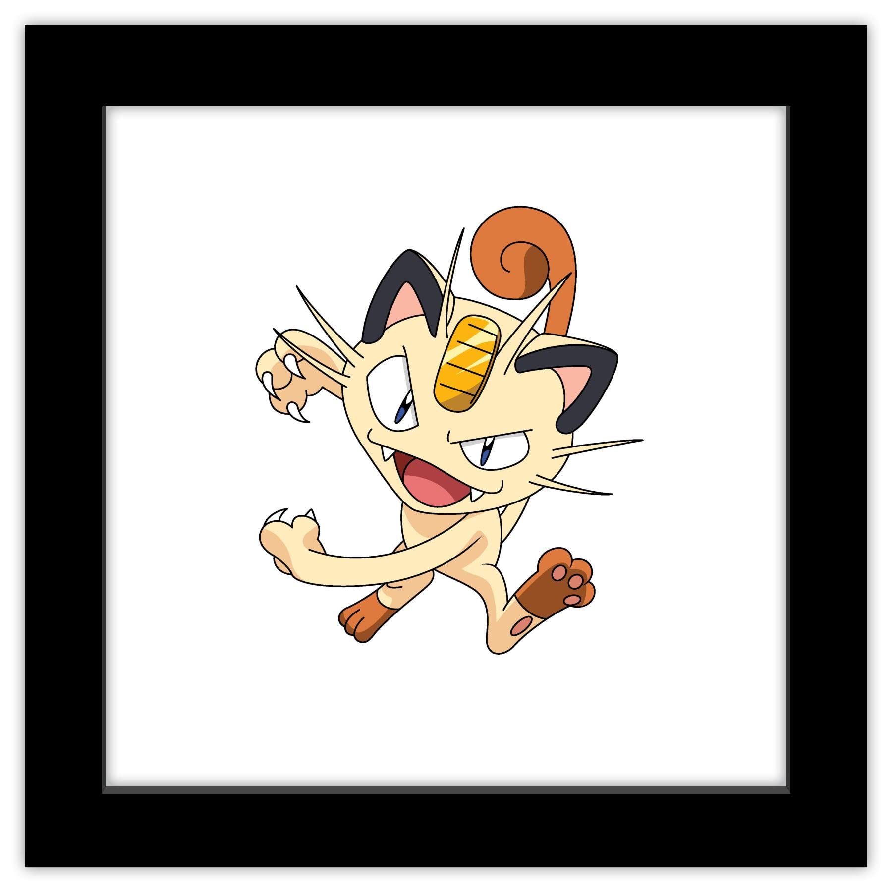 Amazon.com: Trends International Gallery Pops Pokemon - Meowth Wall Art ...