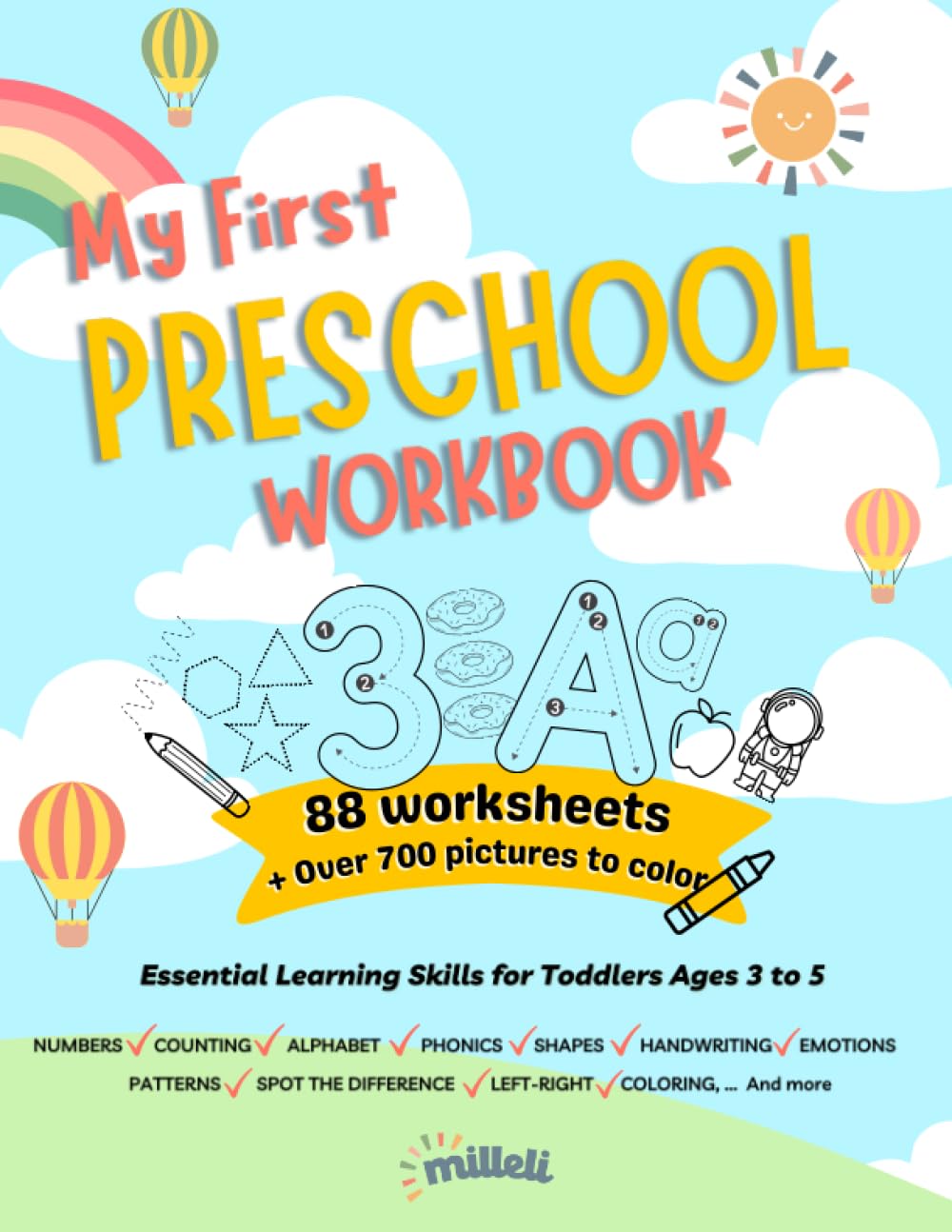 Amazon.com: My First Preschool Workbook: Essential Early Years Learning ...