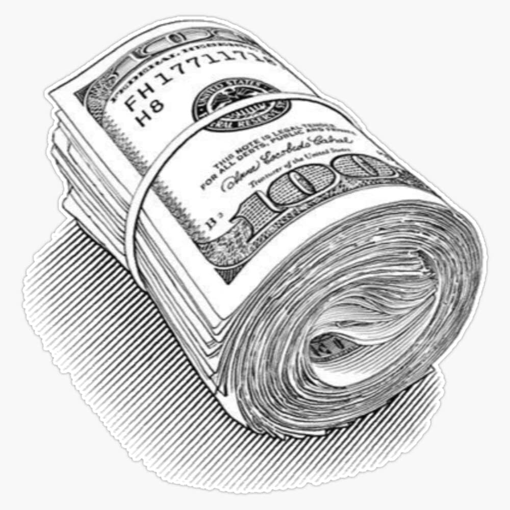 Amazon.com - Banknote Sticker Vinyl Waterproof Sticker Decal Car Laptop ...