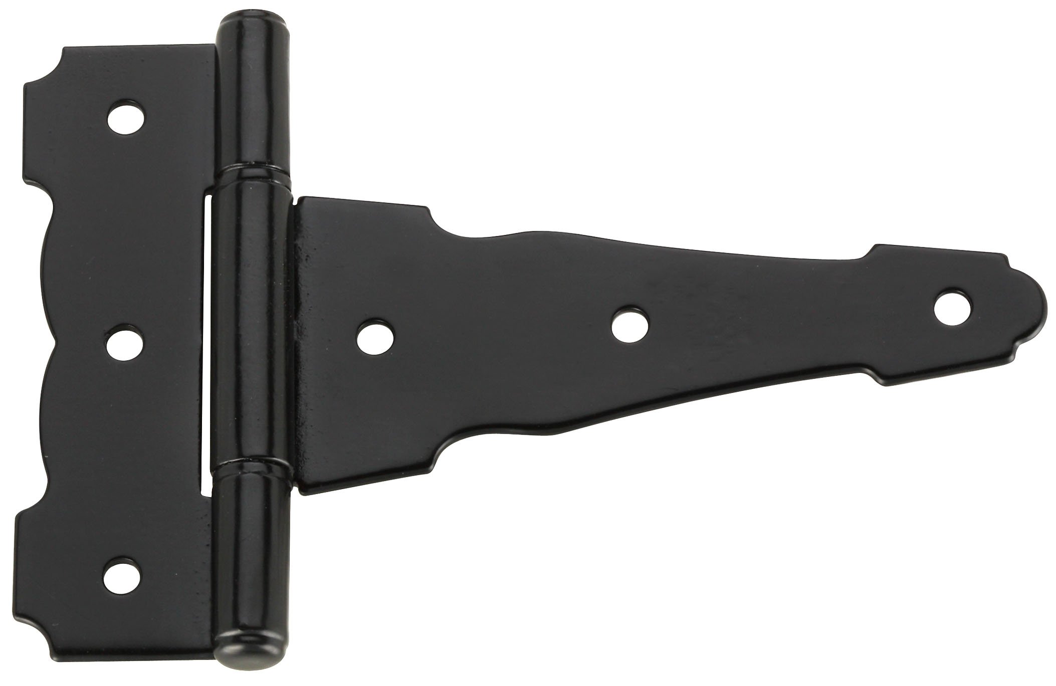 Stanley Hardware S785-300 909 Decorative Heavy T Hinges in Black, 4", 2 ...