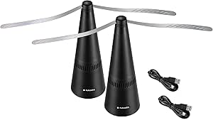 Amazon.com: Navaris Electronic Table Fan (Set of 2) - Outdoor and ...