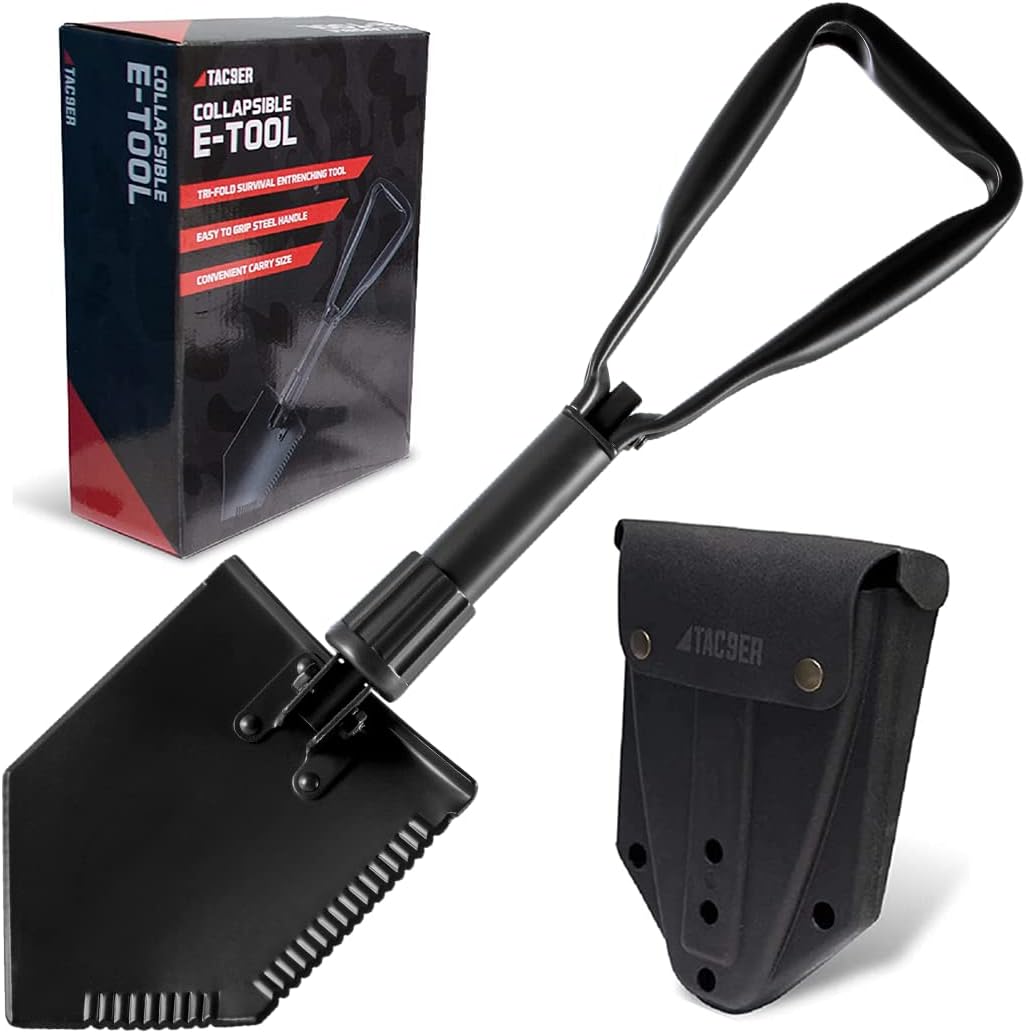 Amazon.com : Genuine Military Issue Entrenching Tool, Folding Shovel w ...