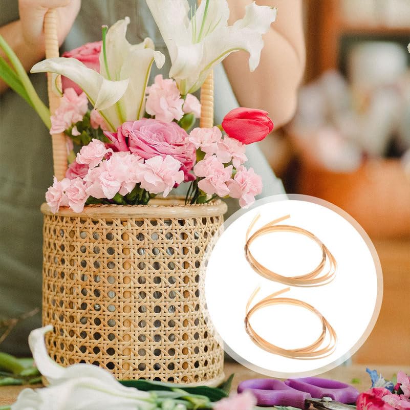 Snapklik.com : 2 Bundles Strips For Weaving Basket Round Reed Smooth ...