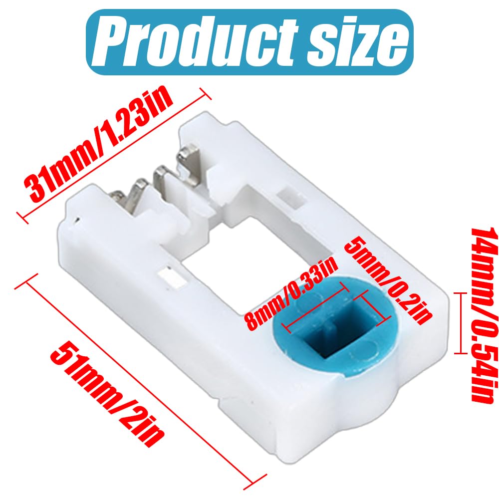 Snapklik.com : 4 Pcs H 3785 Tilt Window Spiral Balance Pivot Lock Shoe