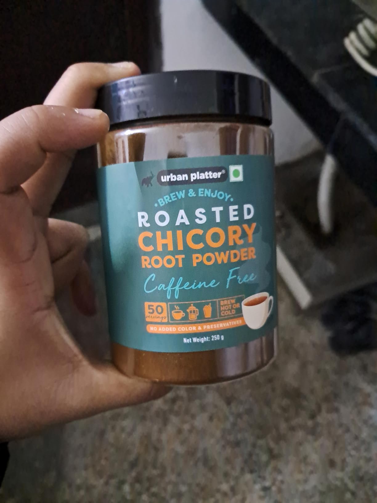 Urban Platter Roasted Chicory Root Powder, 250g (Caffeine free coffee ...