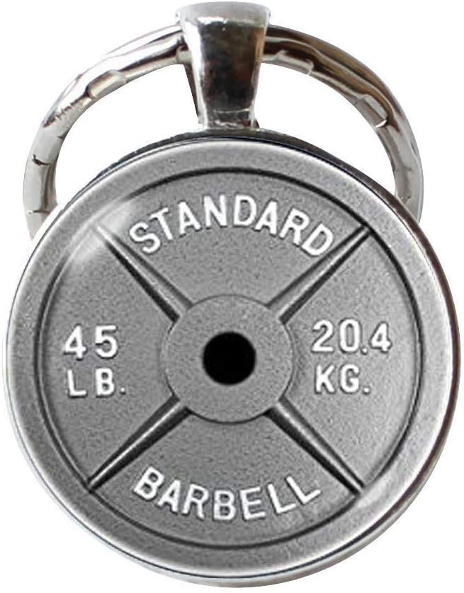 Amazon.com: JSJIANJIN Barbell Keychain, Dumbbell Keychain ...