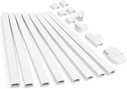 Amazon.com: 126in Cord Hider Kit, ZhiYo Cord Cover for Wall Mounted TV ...