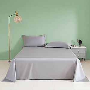 Amazon.com: Twin Size Flat Sheet Only, Soft 300 Thread Count 100% ...