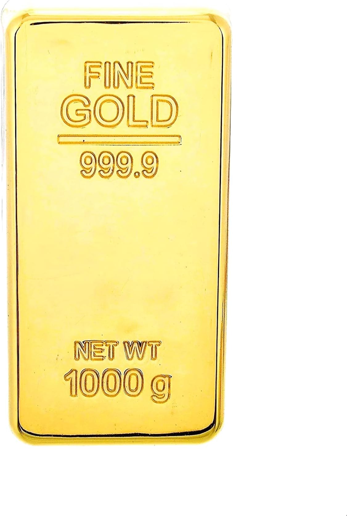 Glittering 24K Gold Finish Metal Bar Paper Weight for Home Office Use ...