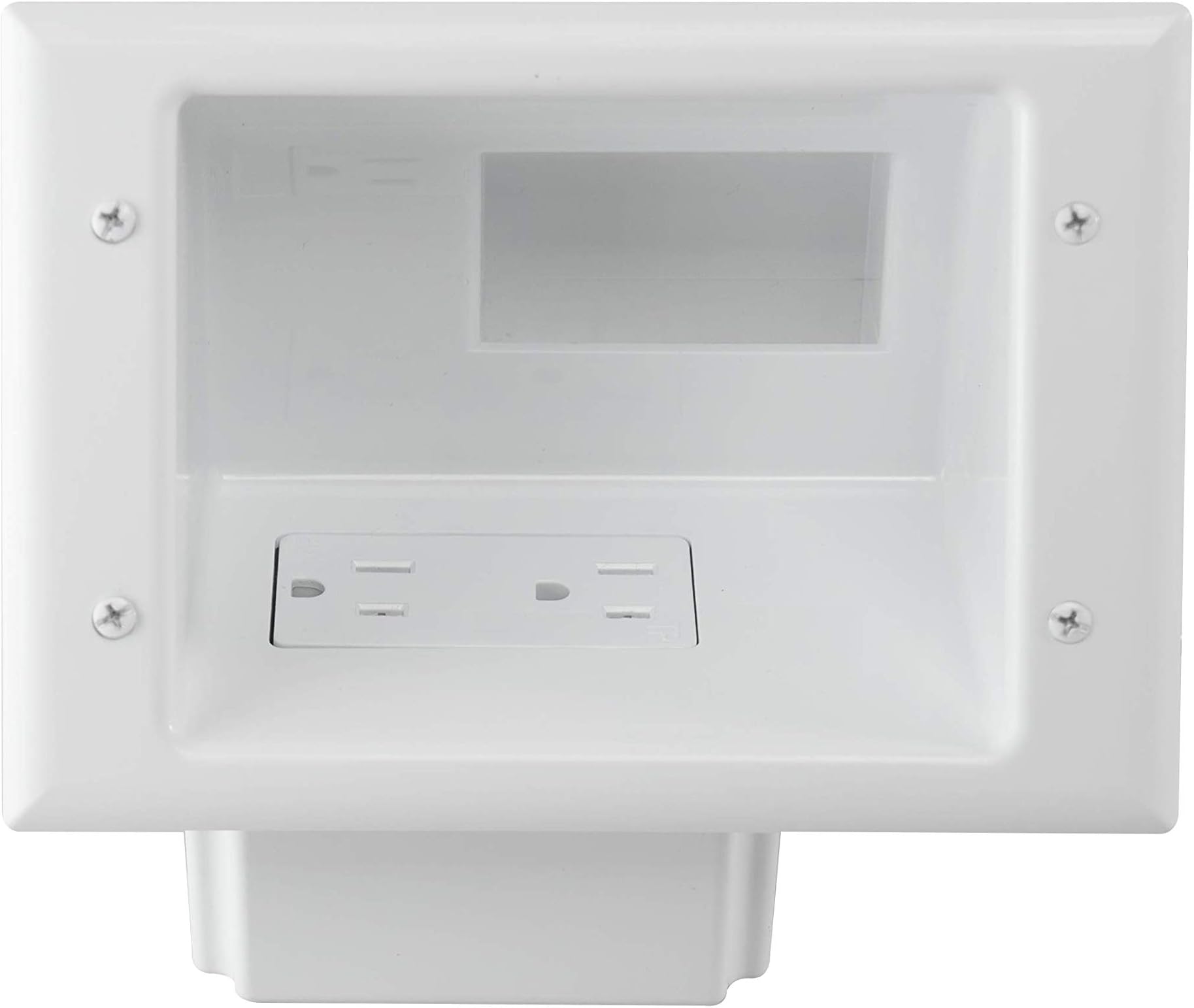 Amazon.com: DATA COMM 45-0024-WH Recessed Pro-Power Kit with Duplex ...