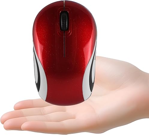 Amazon.com: Usbkingdom Mini Small Wireless Mouse for Travel Optical ...
