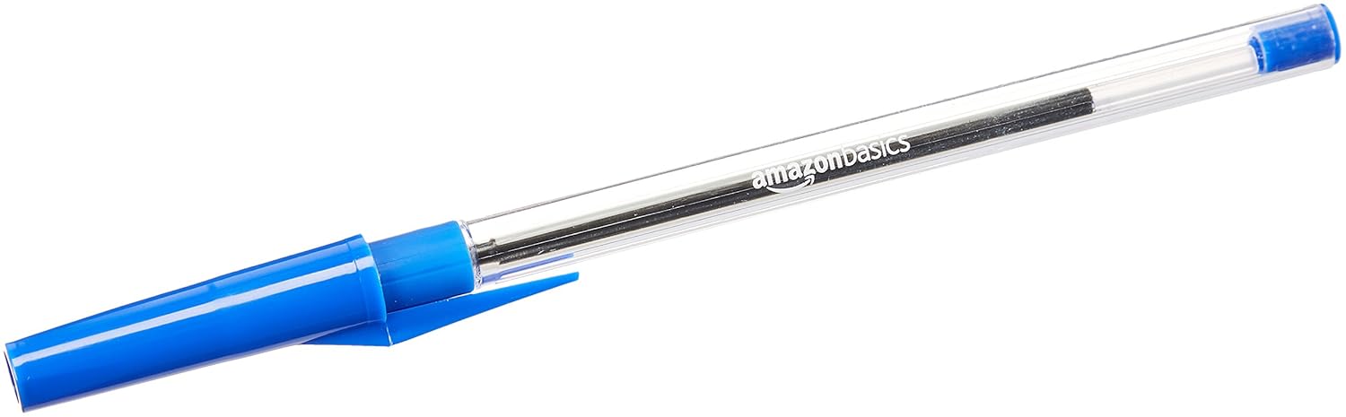 Amazon Basics Basic Ballpoint Pen - Blue, 36-Pack : Amazon.in: Office ...