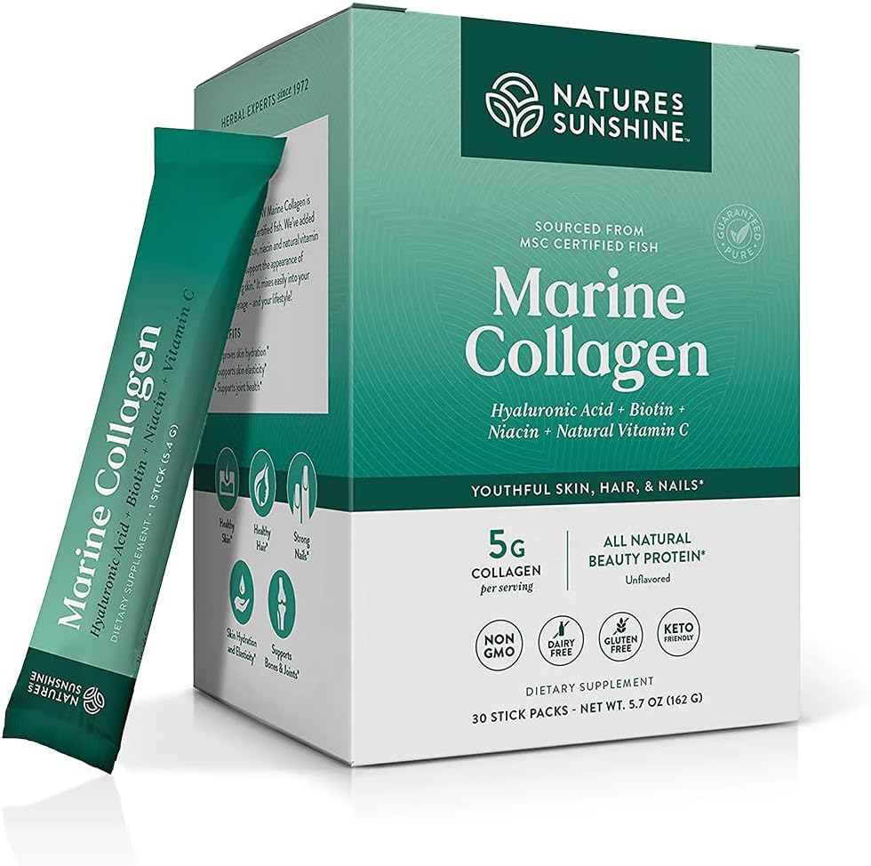 Amazon.com: Nature's Sunshine Marine Collagen - Premium Wild-Caught ...