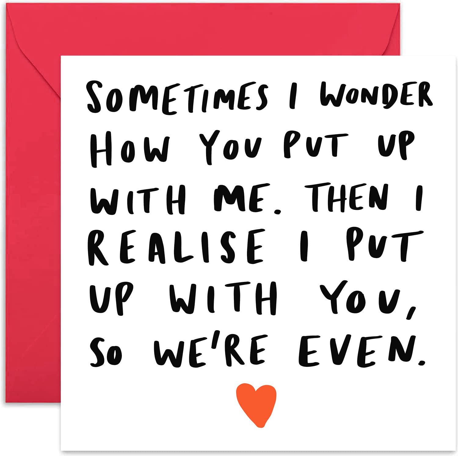 Old English Co. Sometimes I Wonder Funny Anniversary Card for Husabnd ...