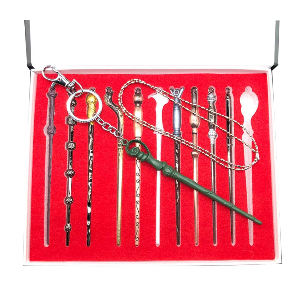 Harry Potter Handcrafted Metal Wands Set Wizard World Inspired Elder Wand