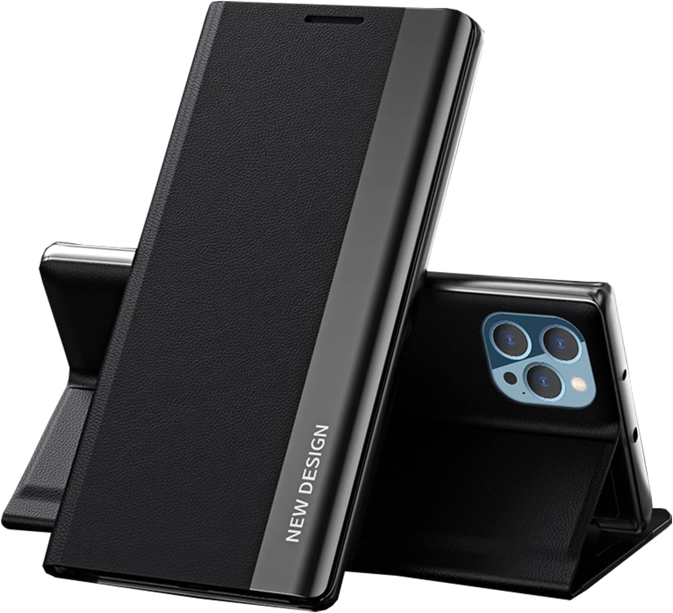 Amazon.com: SINQERISHT Flip Wallet Case Compatible with Apple iPhone 12 ...