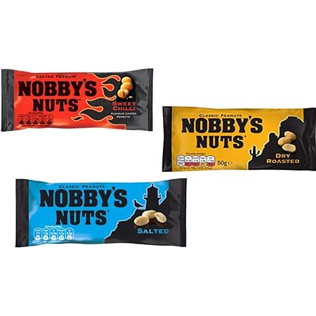 Nobby's Nuts Classic Salted Peanuts (24 x 40g) : Amazon.co.uk: Grocery