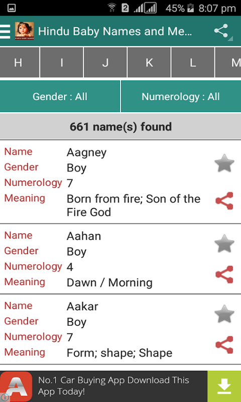 Hindu Baby Names and Meanings - App on Amazon Appstore