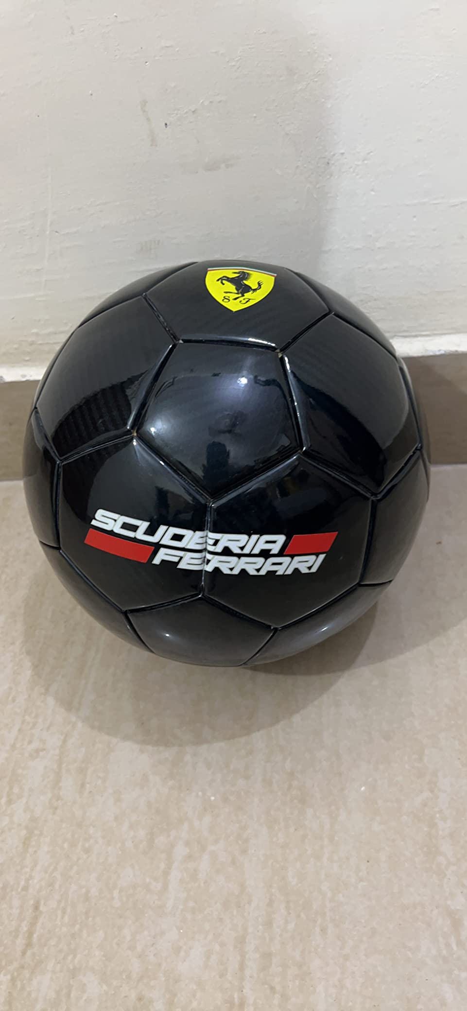 Buy FERRARI F665 Rubber Football, Size 5, (Black) Online at Low Prices ...