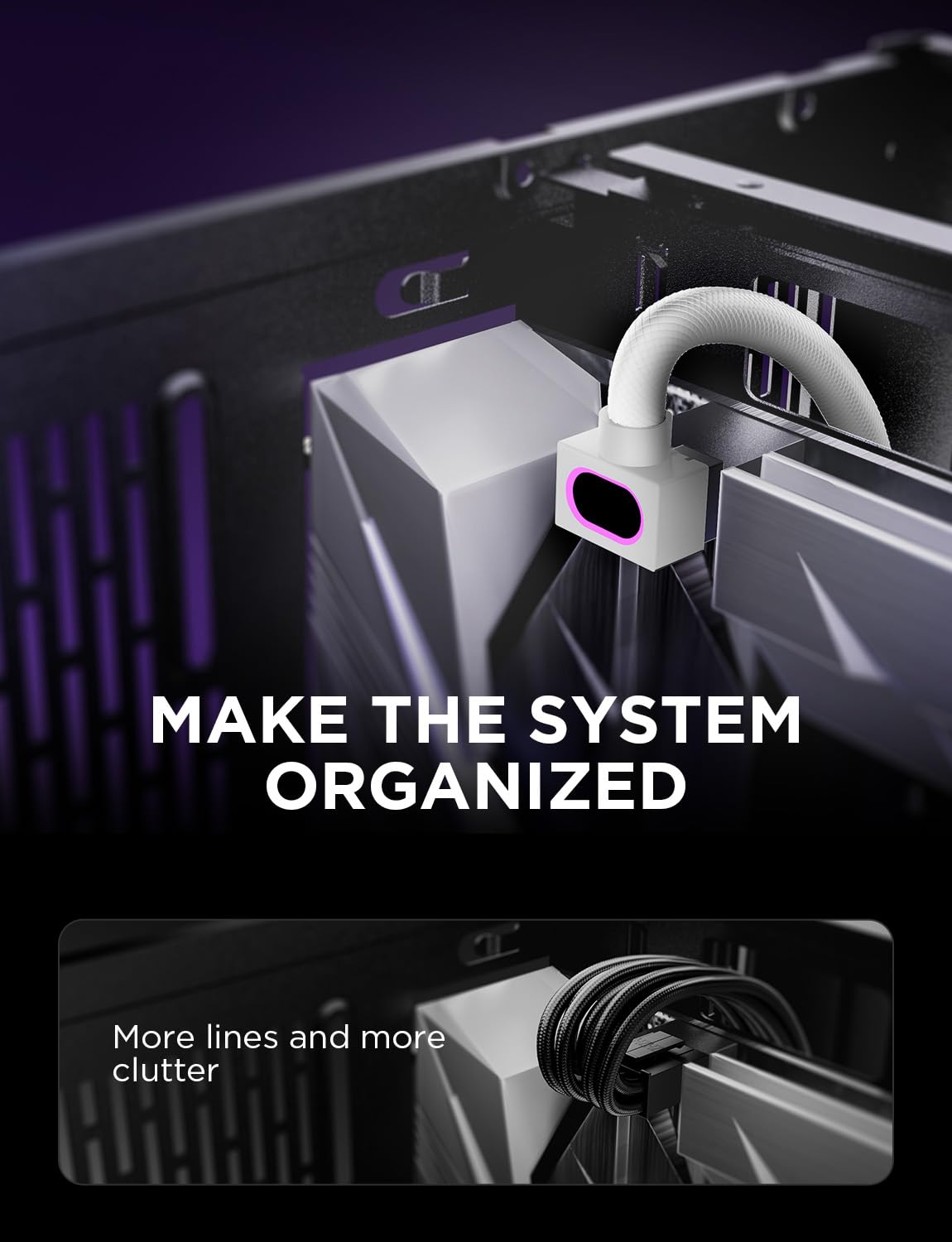 Snapklik.com : AsiaHorse Hydrus-8PIN CPU PSU Extension Cable ARGB Light ...