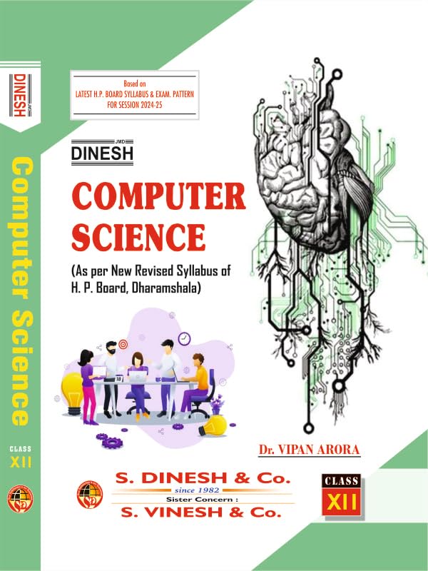 DINESH Computer Science Class- XII (Himachal Pradesh Board) (2021-22 ...