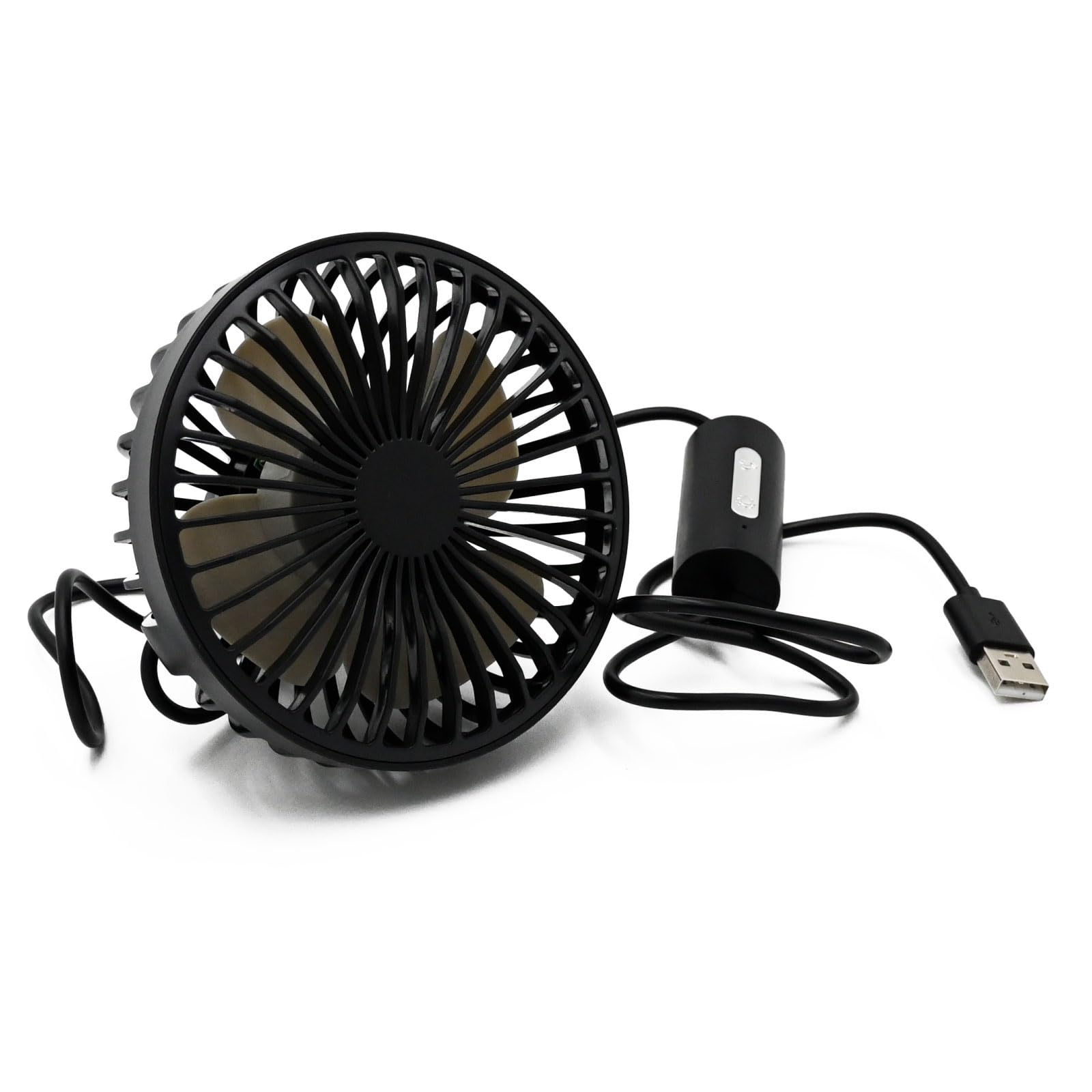 Amazon.co.jp: topsense 扇風機 サーキュレーター ブラック 車載ファン 車用 USB エアコンルーバー 3段階風量 360°回転USB給電 小型 強風 冷却ファン 熱中症 ...