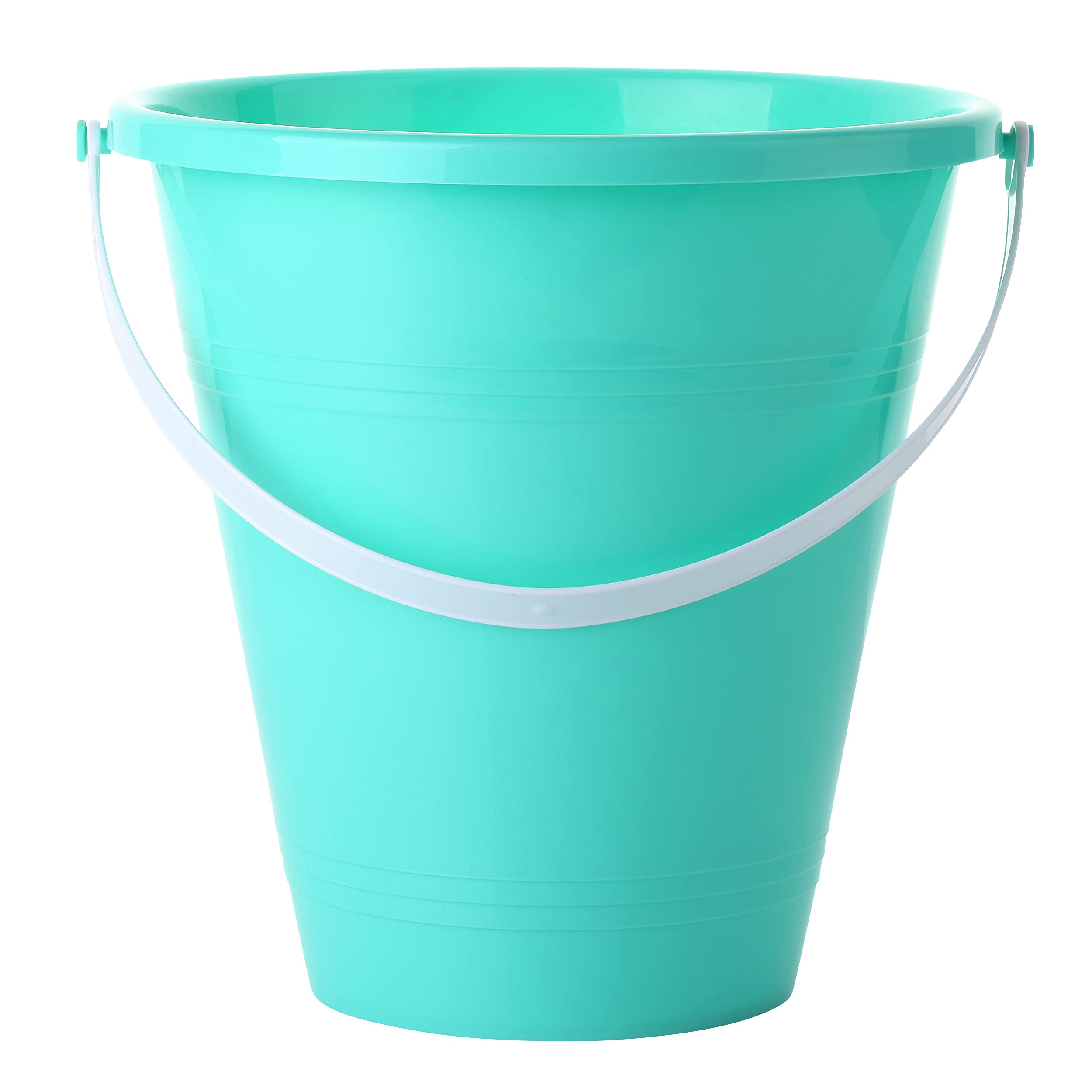 Dazmers 4-Pack Colorful Beach Buckets Toy Set, Sandcastle Building Sand ...