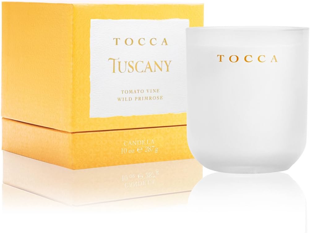 Amazon.com: Tocca Tuscany Candela: Tomato Vine, Primrose | Richly ...