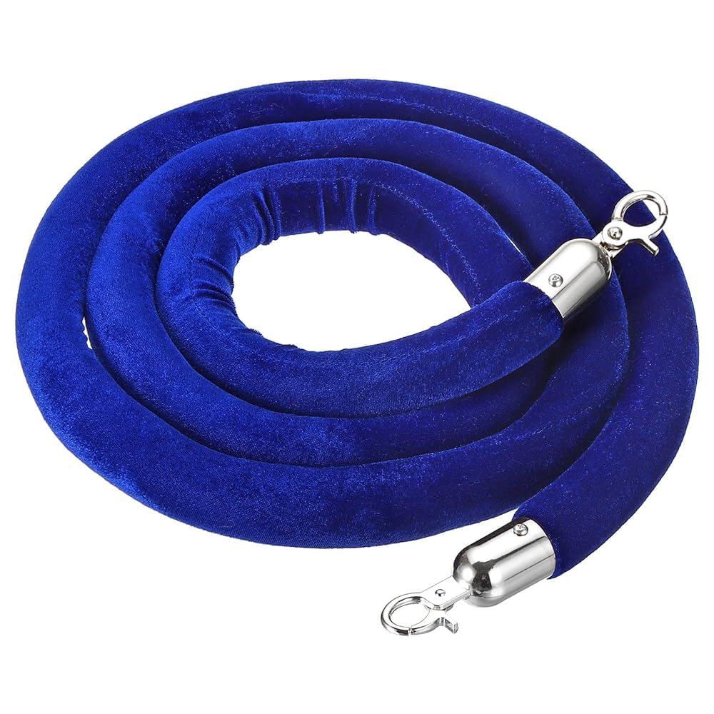 HHDGJkkk Velvet Stanchion Rope, Crowd Control Barrier Rope with Snap ...