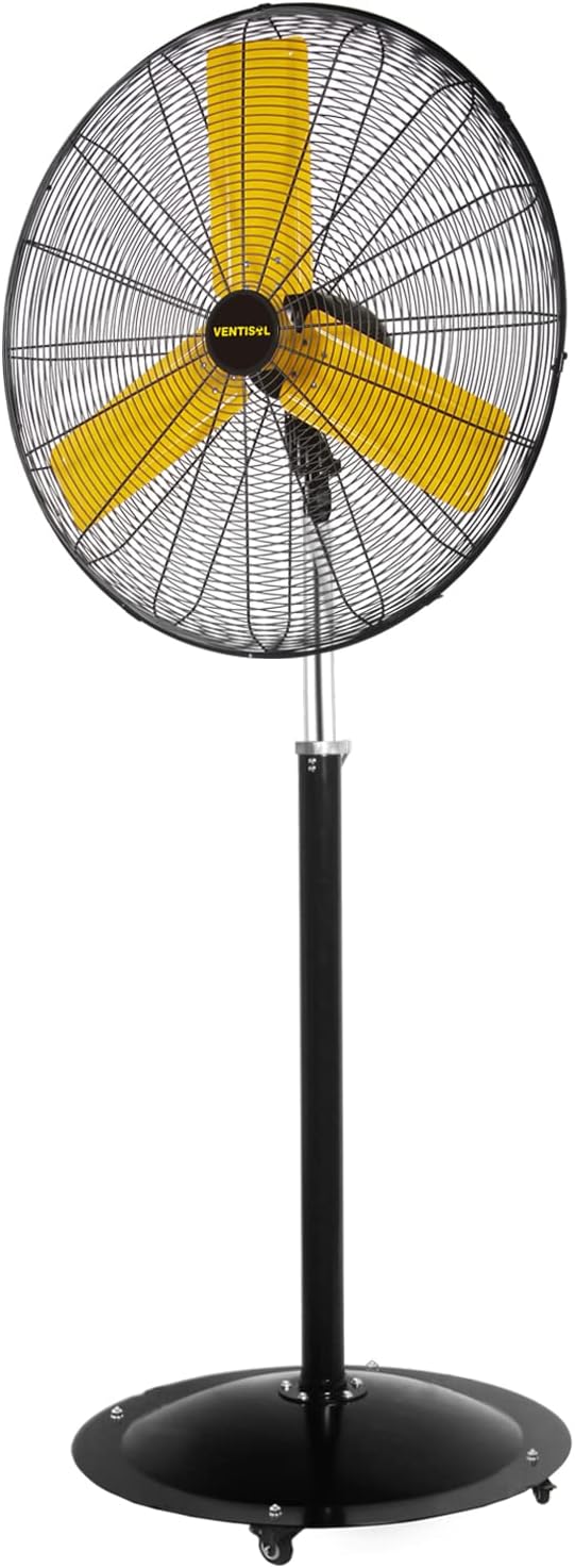 Amazon.com: Maxx Air Industrial 30" Pedestal Fan, Powerful Heavy Duty ...