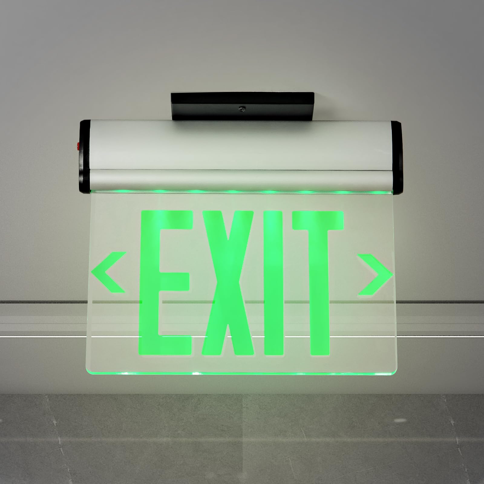 Snapklik.com : TANLUX Green Exit Signs For Business, LED Edge Lit Exit ...