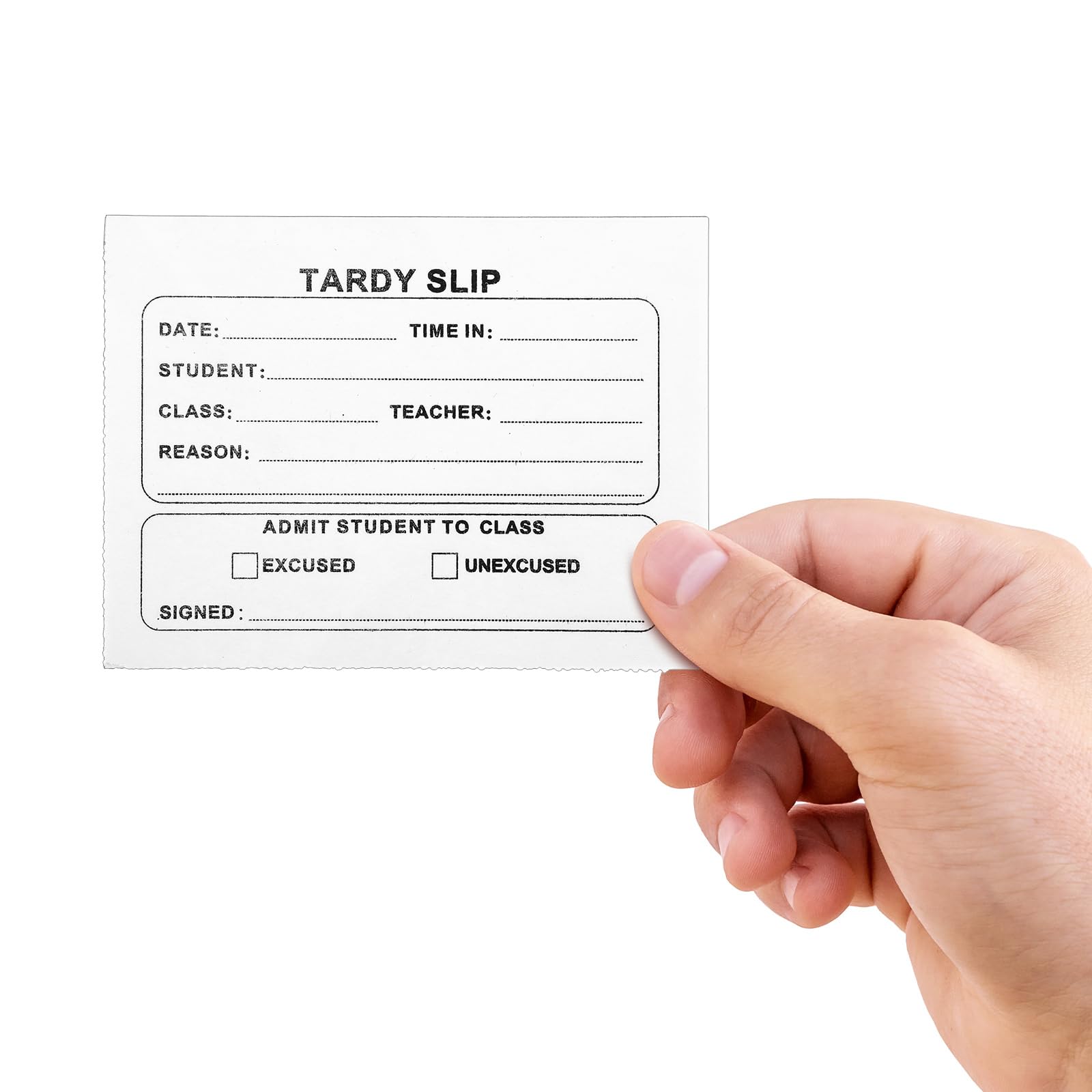 Tardy Slips For School The Slip Book Dunzoom 1 Pack Tardy Slip Book ...