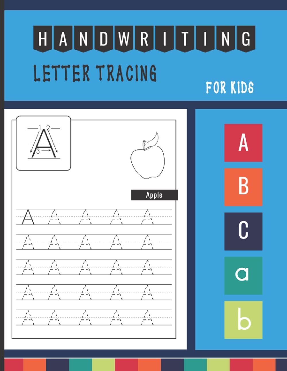 Buy HANDWRITING LETTER TRACING FOR KIDS ABC: Kindergarten writing paper ...