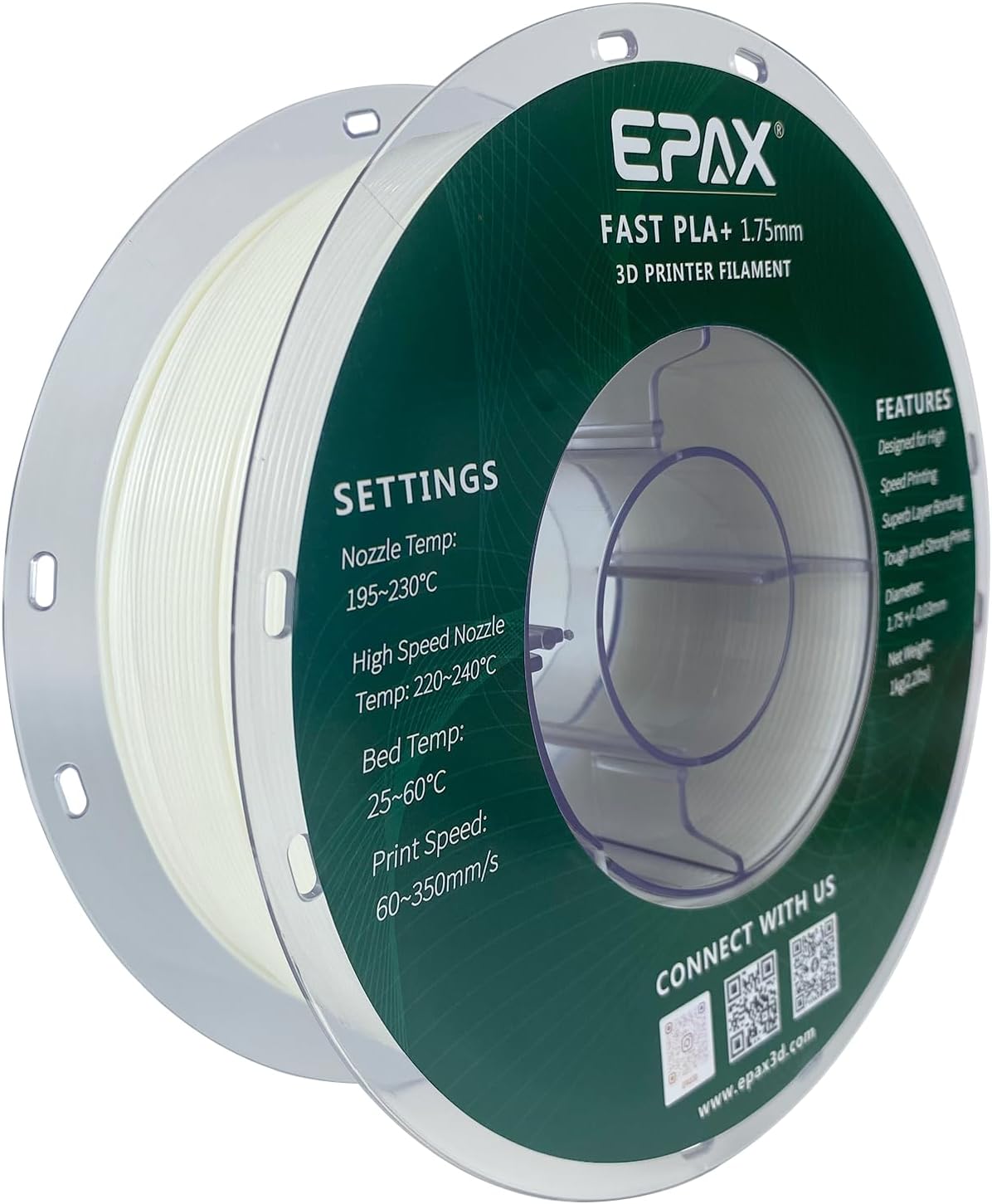 Amazon.com: EPAX High Speed PLA+ 3D Printer Filament, Fast PLA 3D ...