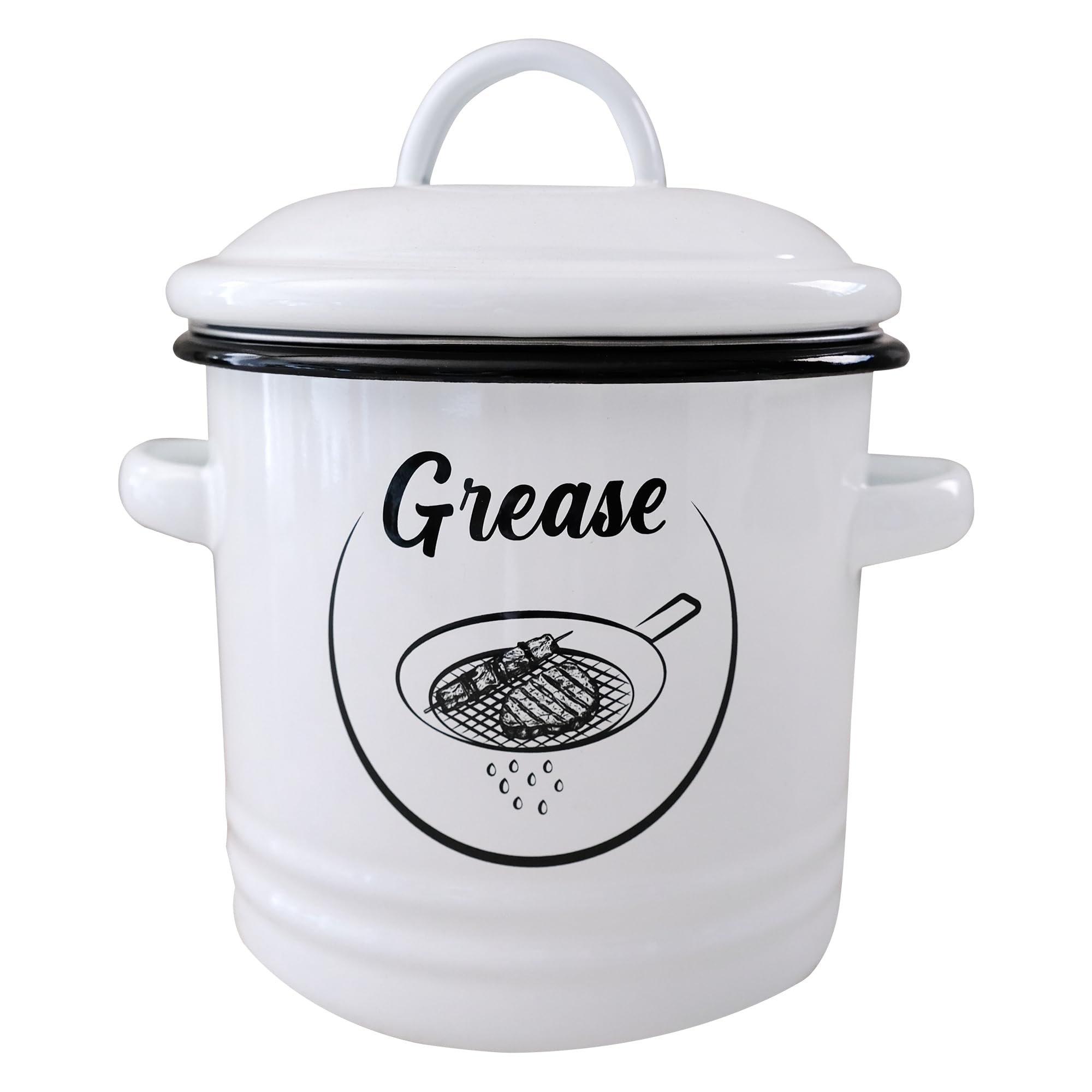 Amazon.com: Wishful Home Bacon Grease Container for Kitchen | Cooking ...
