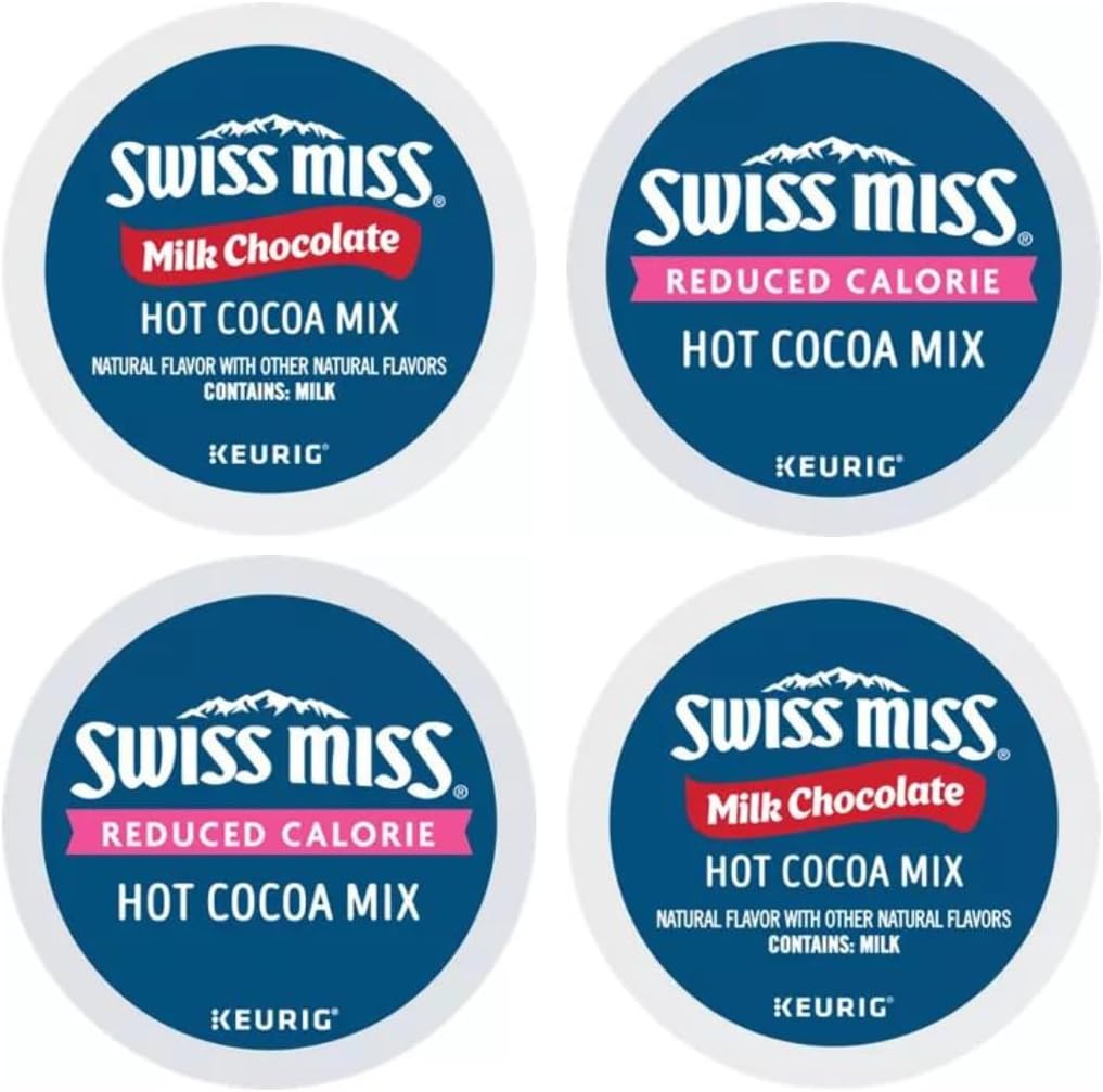Amazon.com : Swiss Miss Hot Cocoa K-Cups Variety Sampler Pods.Includes ...
