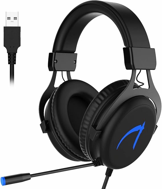 Amazon.com: USB Headset KSHOP Profession 7.1 Gaming Headset Surround ...