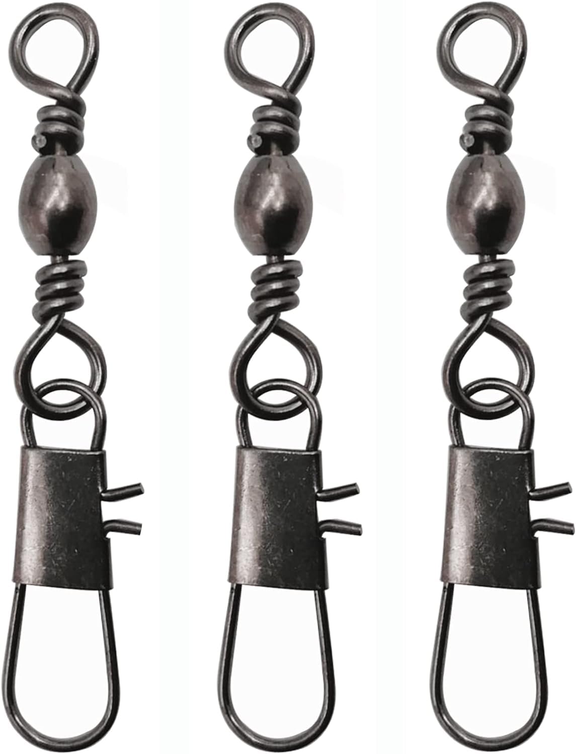Fishing Swivels Barrel Swivel with Interlock Snaps Fishing Swivel ...
