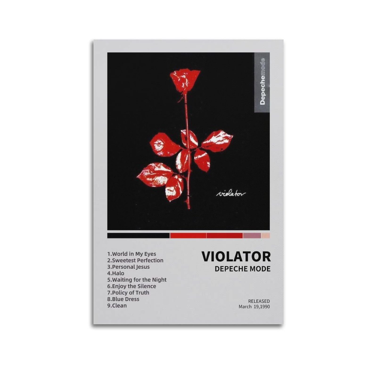 Amazon.com: YNTNDYGV Depeche Mode Poster Vintage Rapper Music Poster ...