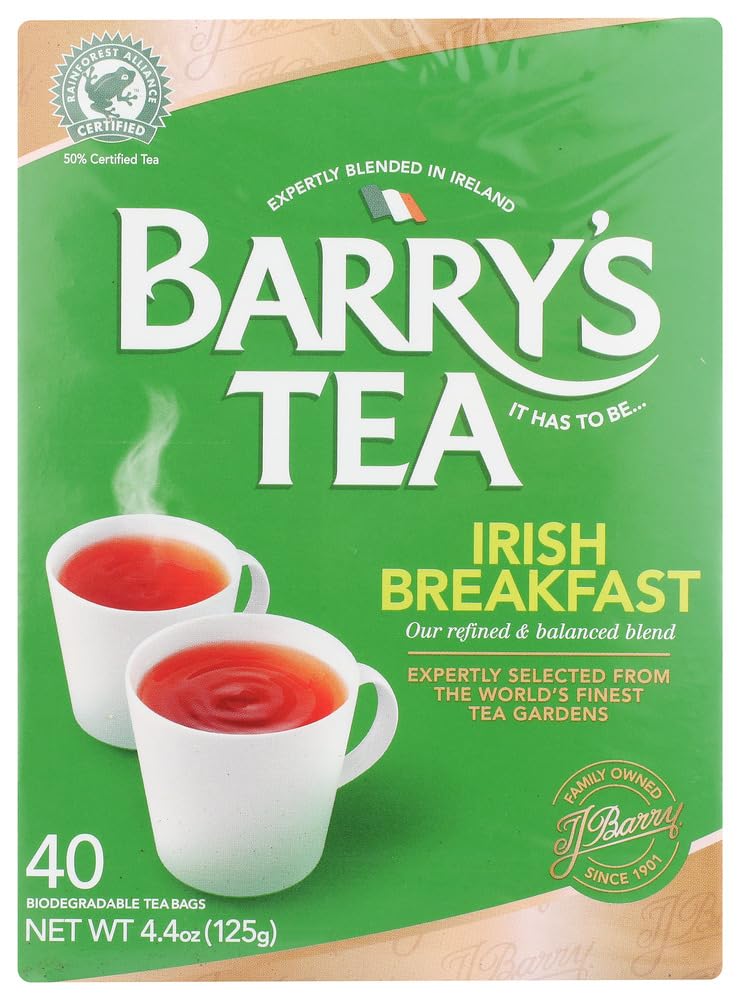 Amazon.com: Irish Breakfast Tea 40 Bags (Case of 12) : Grocery ...