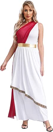 Amazon.com: Sinleey Women Halloween Ancient Greek Dress Ancient Greek ...