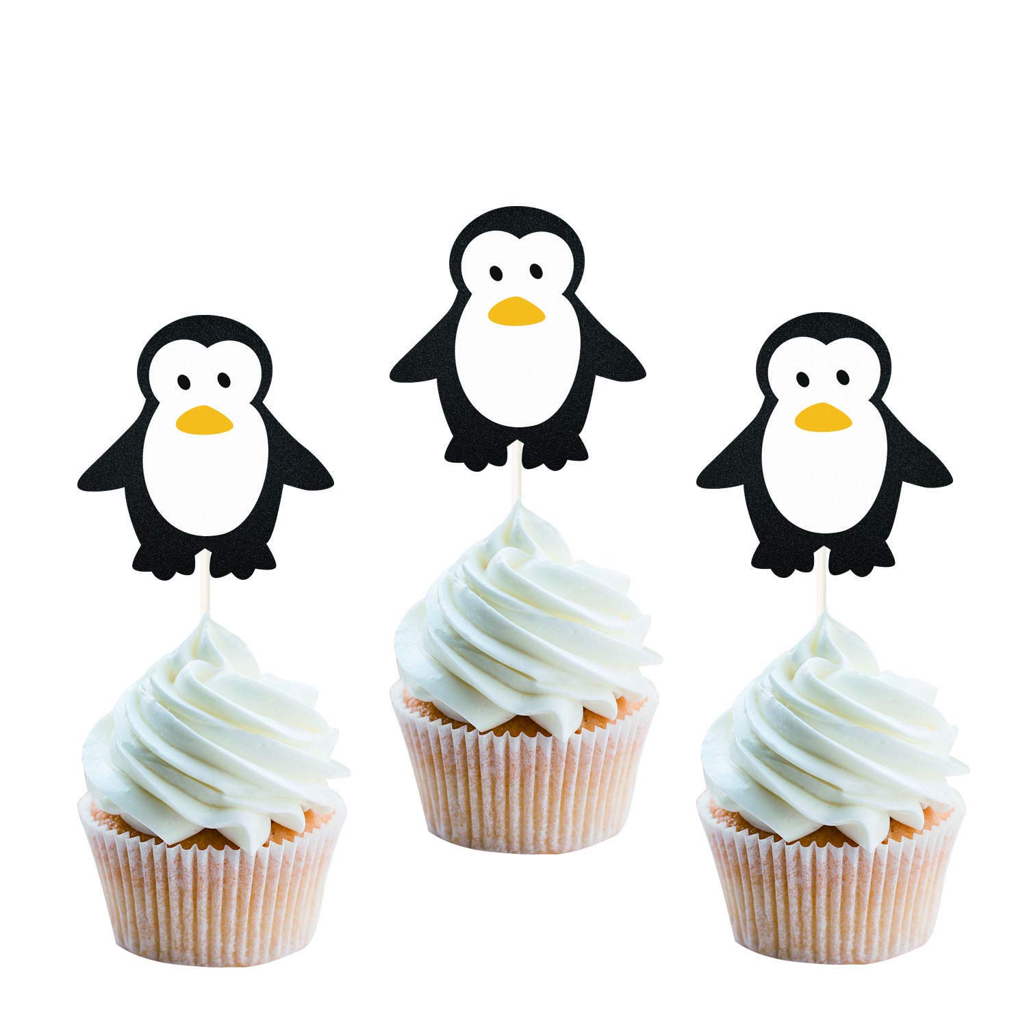 Penguin Cupcake Picks