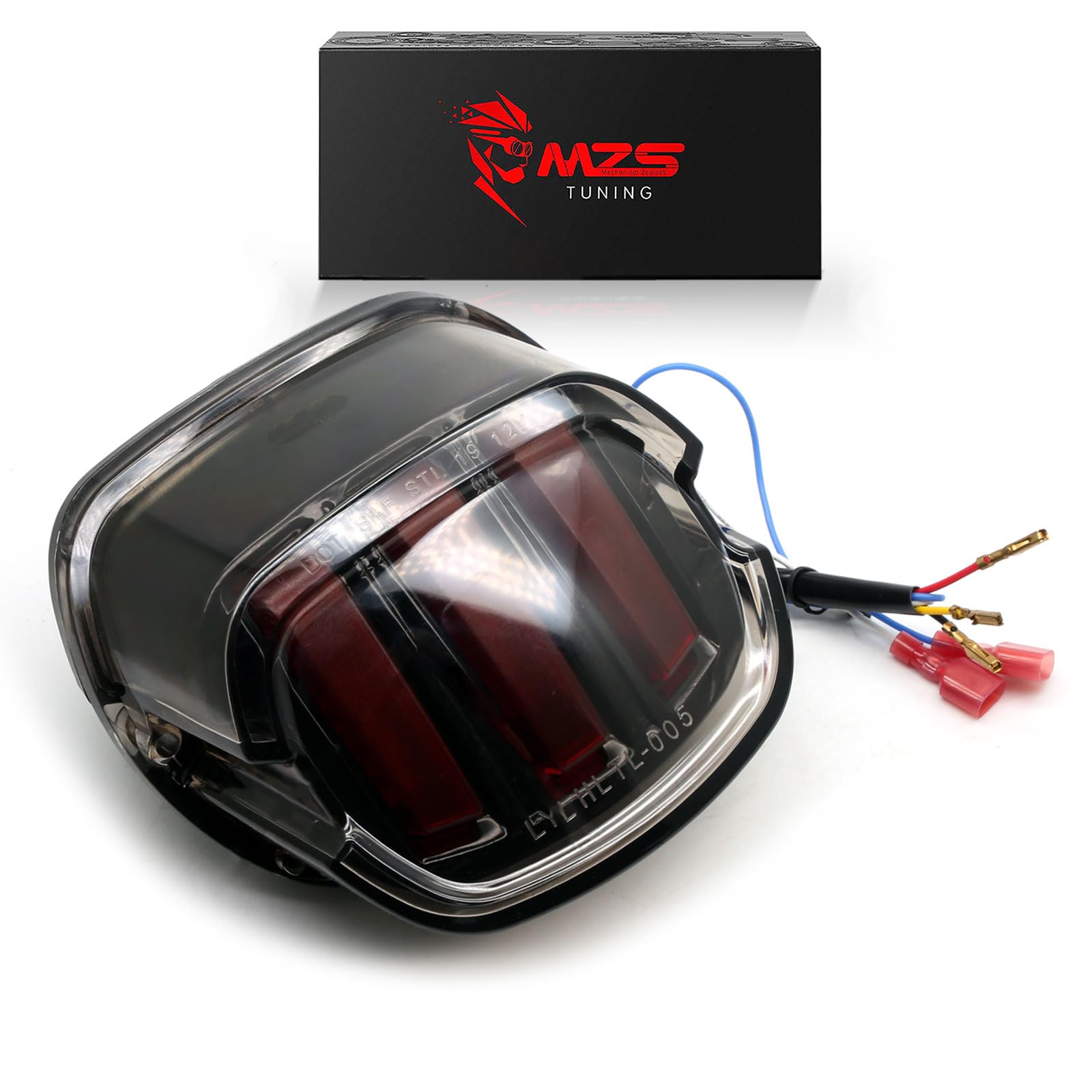 Snapklik.com : MZS Motorcycle Tail Light, LED Touring Rear Turn Signal ...