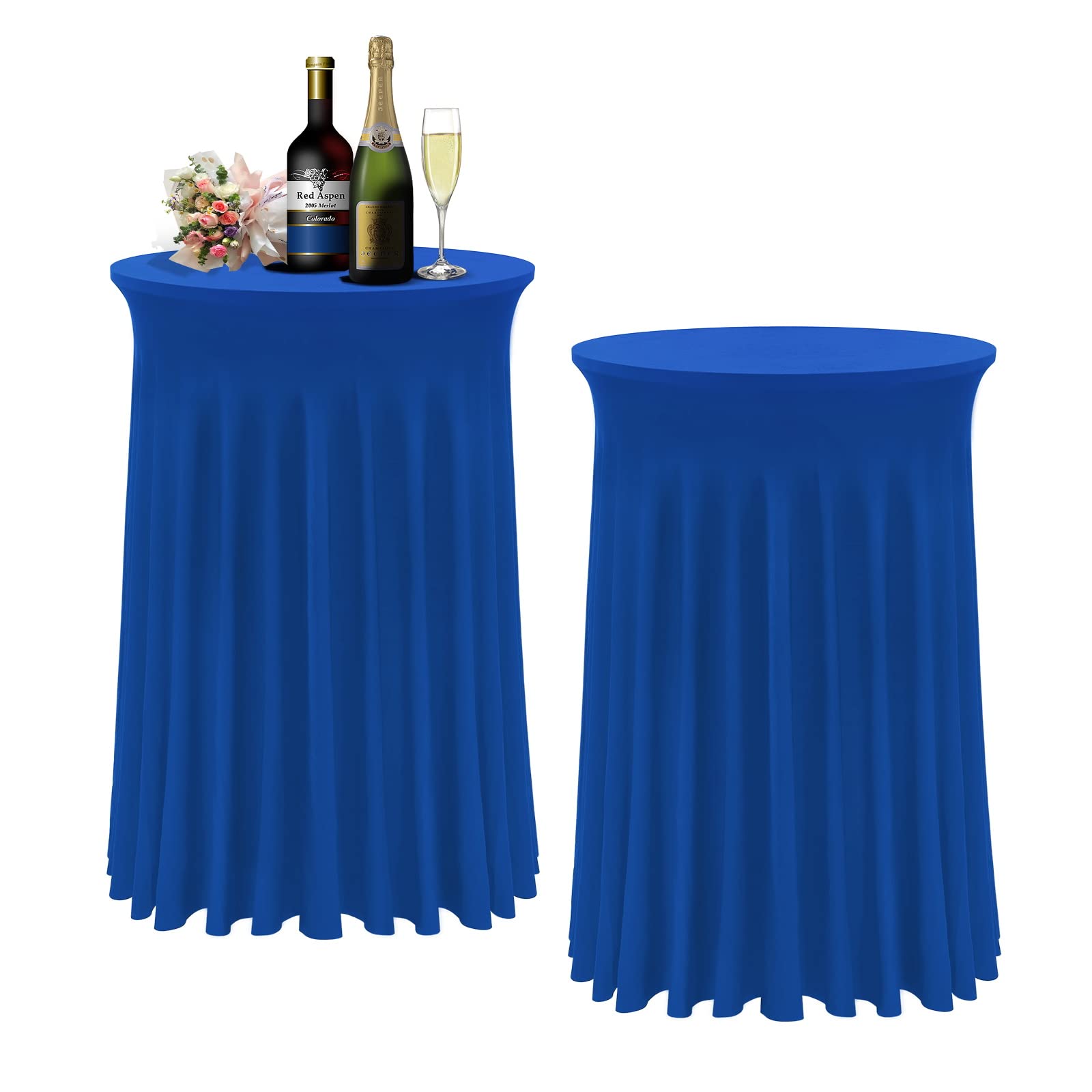 Amazon.com: BDDC Cocktail Table Covers - 2 Pack 32"x 43" Royal Blue ...
