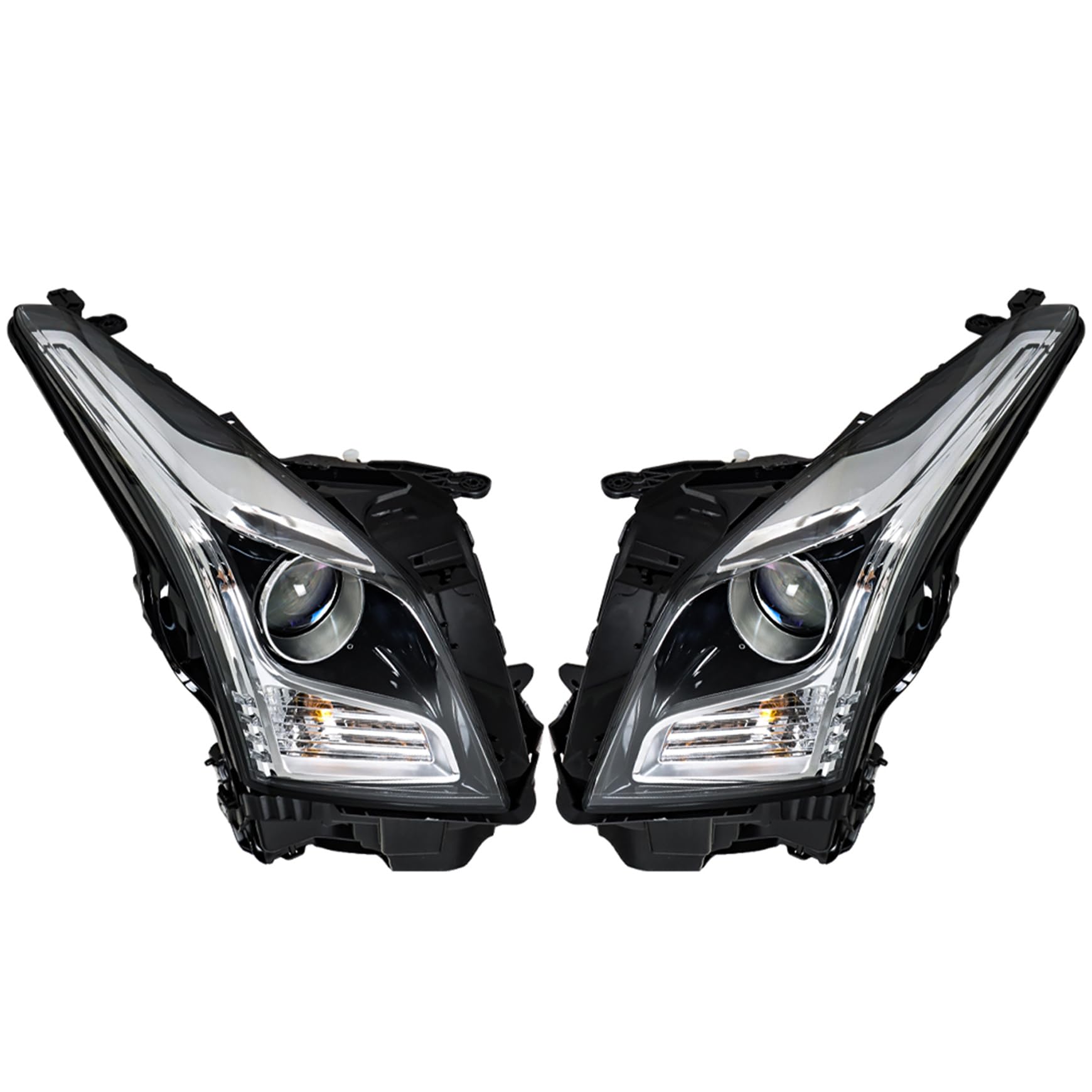 Amazon.com: Silscvtt Headlights Assembly Replacement for ATS Sedan 2013 ...
