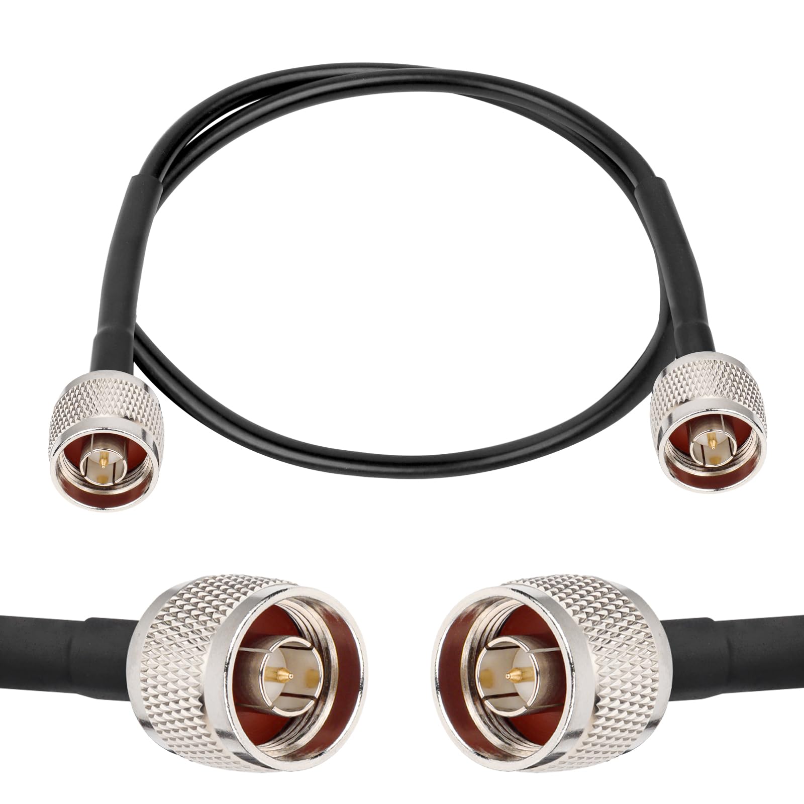 Amazon.com: XRDS -RF N Male to N Male Cable 2FT, Type N Cable RG58 50 ...